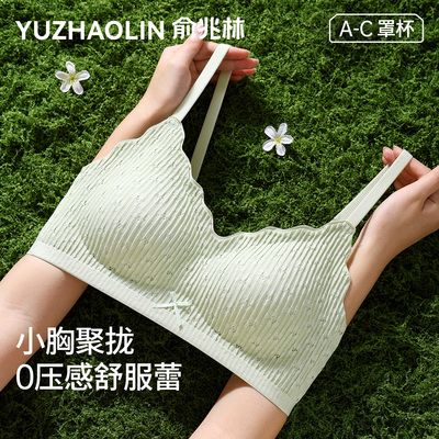 甜美蕾丝内衣女小胸聚拢显大文胸