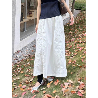 FIO长款A字裙百搭宽松舒适