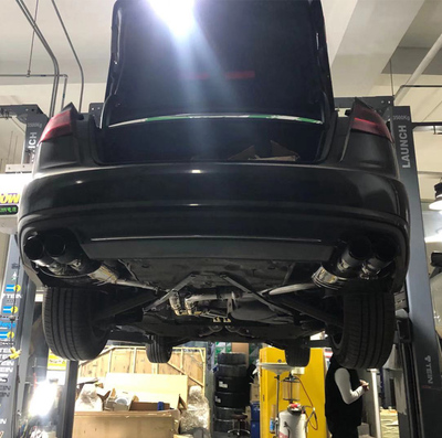 RES奥迪A6L A7 2.5 2.83.0T排气管改装原装位中尾段电子阀门排气