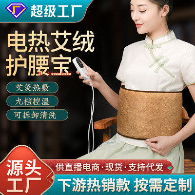 电加热艾绒海盐艾灸护腰热敷包