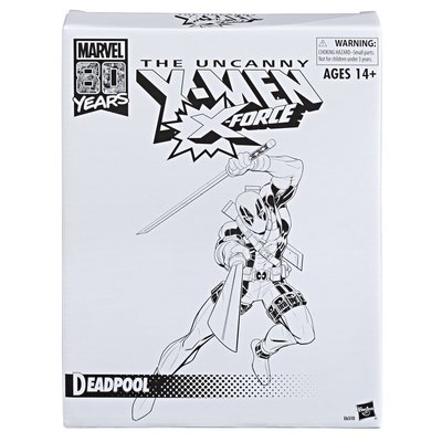 正版现货 Marvel Legends 复古挂卡死侍80周年限定版6寸可动人偶