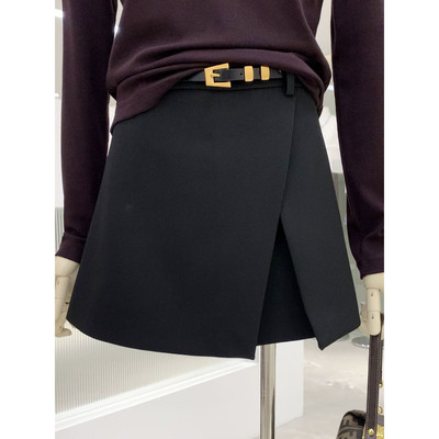 早秋气质通勤风高腰A字西装裙裤