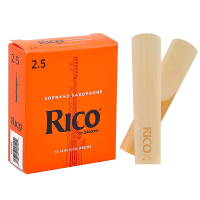 达达里奥rico高音萨克斯哨片降b调美国瑞口黄盒橙盒初学者2.5 3号