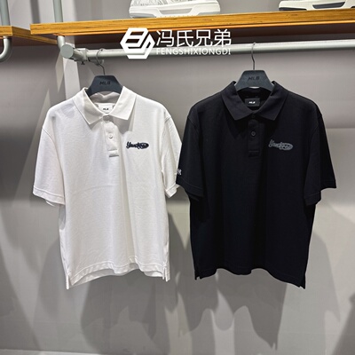 MLB时尚复古休闲简约情侣POLO衫