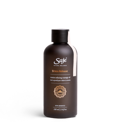 加拿大原装SAJE莎爵Stress Release缓解压力防松舒缓按摩油100ml