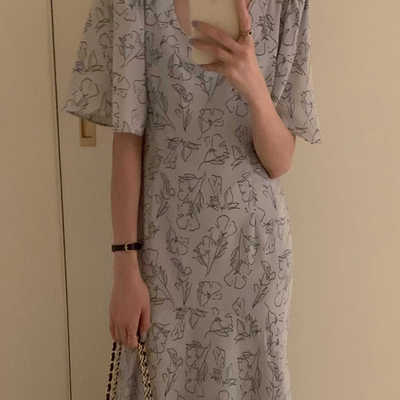 中长款夏季莫兰迪律动韩国气质