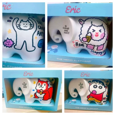 可擦试记事大象创意备忘摆件礼品