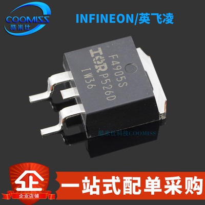 原装 IRF4905STRLPBF 贴片TO-263-3 P沟道 MOSFET管 -55V/-42A