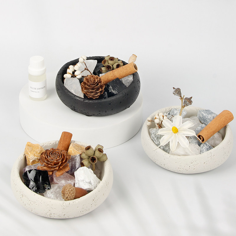礼物扩香石diy摆件干花晶石无火香薰实家用室内高级礼品