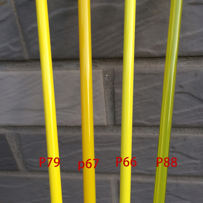 黄色玻璃棒 灯工制作料 Yellow color CLEAR glas rod 90COE 