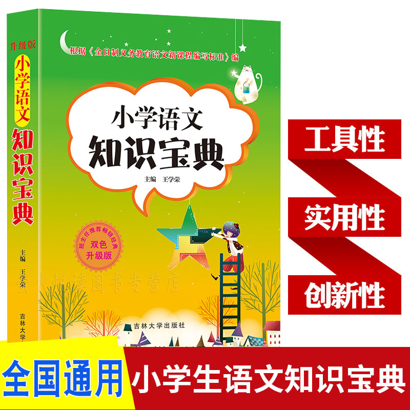 小学语文知识宝典 小学语文知识大全版本通用辅导书小学生学习工具书教师辅导书汉语1/2/3/4/5/6年级通用小升初知识大集结
