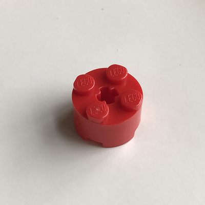 全新乐高LEGO正品零件配件 6143 2x2 圆柱砖 3941  614321 红色