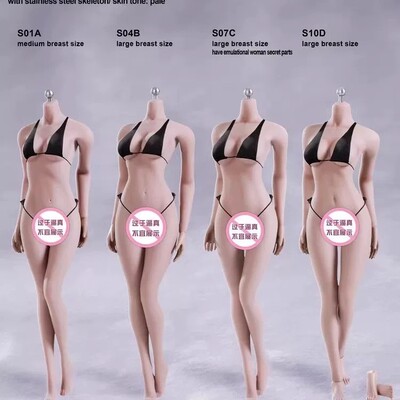 TBLeague 1/6 可动人偶  S01-S42A 钢骨包胶女素体 现货