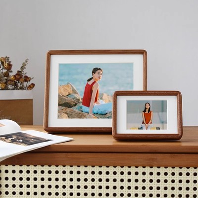 黑胡桃木榫卯相框摆台洗照片