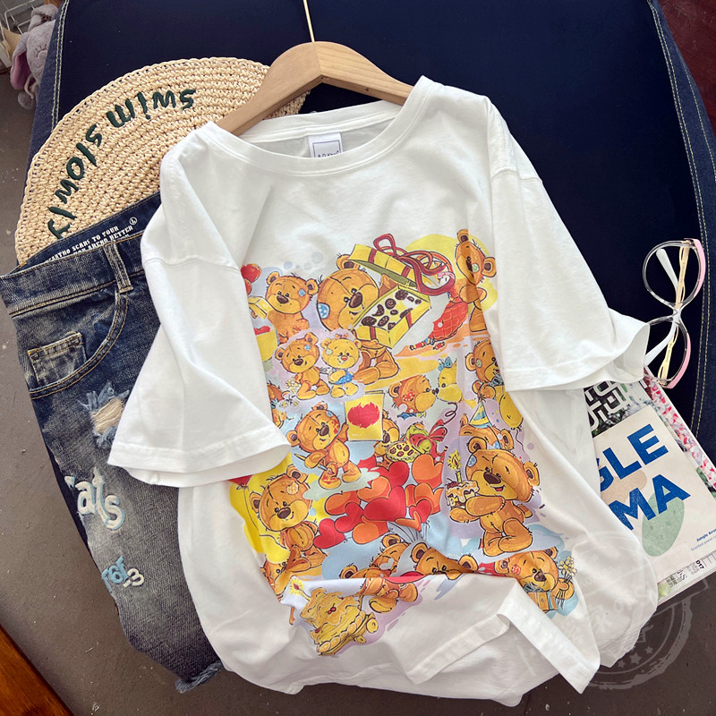 换季亏清~纯棉水洗小厚度T恤A. D. Khal纸袋家短袖减龄 T恤控bi_虎窝淘