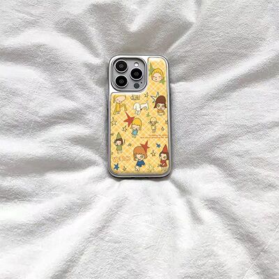 ins风可爱奈良美智滴胶手机壳适用苹果iPhone17promax手机壳软边16防摔15原创小米141312/11华为mate60P780