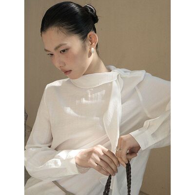 MMCDITION白衬衫女2026春季新款