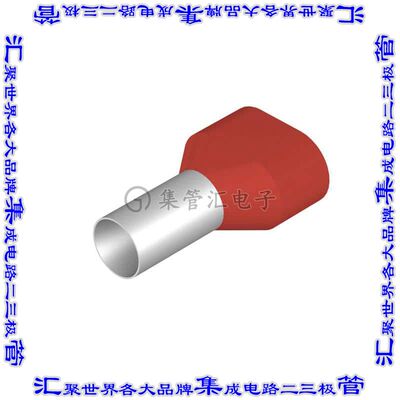9018880000 连接器接插件CONN FERRUL DIN 2X7AWG RED