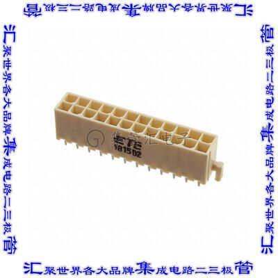 1-1775099-3 连接器接插件CONN RCPT 24POS 0.165 TIN PCB