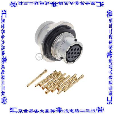 VG95328D12-10SWJ 连接器接插件VG95328 10C 10#20 SKT JAM NUT R