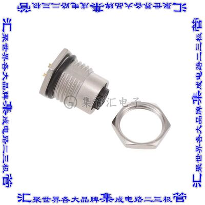 M12D-04PFFS-SF8002 连接器接插件CONN RCPT FMALE 4P GOLD SLDR