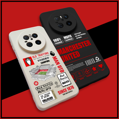 老特拉福德球场手机壳mate70/60/50/40红魔ip16promax英超欧冠p70足球magic7液态硅胶软壳iqoo13米15荣耀300