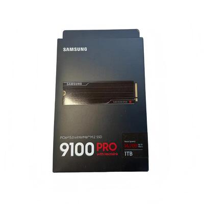 三星 SAMSUNG 1TB SSD  M.2接口9100 PRO With Heatsink散热片版