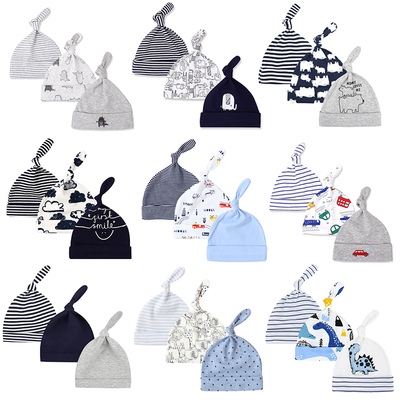 新生Y婴儿儿胎帽可爱品质揪揪帽