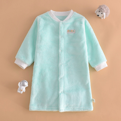 冬季男女童加绒睡袍睡裙