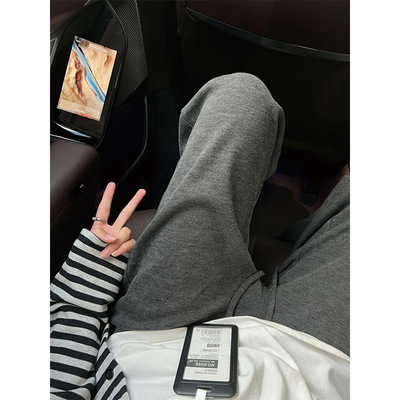 Draggy Glutinous Rice Pants For Women 2026 Loose Slimming So