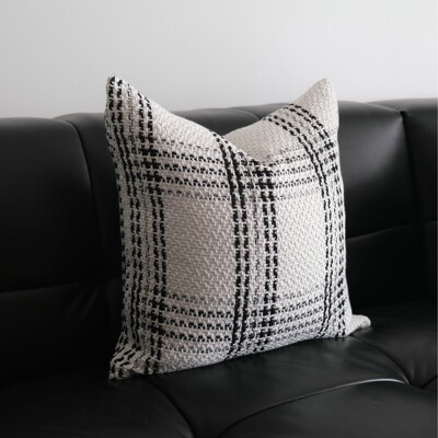Modern Simple Rough Knitted Checkerboard  Case Fashionable V