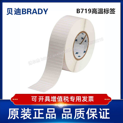 THT-48-719-10/50.80x6.35贝迪B719聚酰亚胺耐高温电路板标签