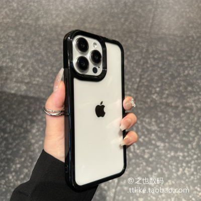 加厚黑色边太空壳适用华为Pura80/70手机壳P60软边Mate60pro+硬背nova12活力版11ultra大孔10加厚Hi9Pro防摔1