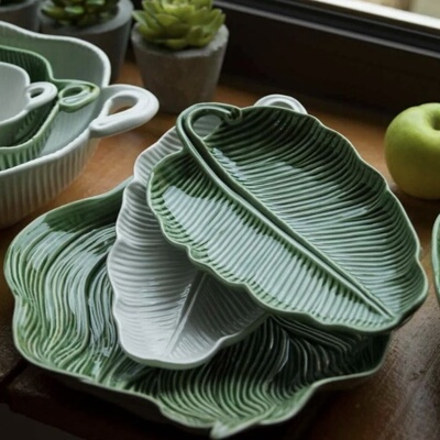 BordalloPinheiro手工炻瓷餐盘