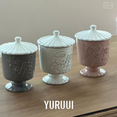 [YURUUI设计师]意大利Virginia Casa复古做旧带盖收纳罐