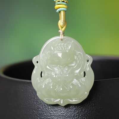 天然和田玉无染色无优化送证书