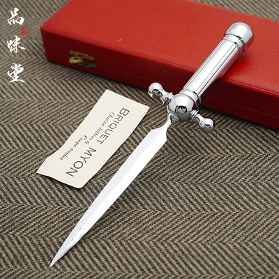 1950年法国原装MYON信纸刀煤油古董打火机复古老式绝版收藏男烟具