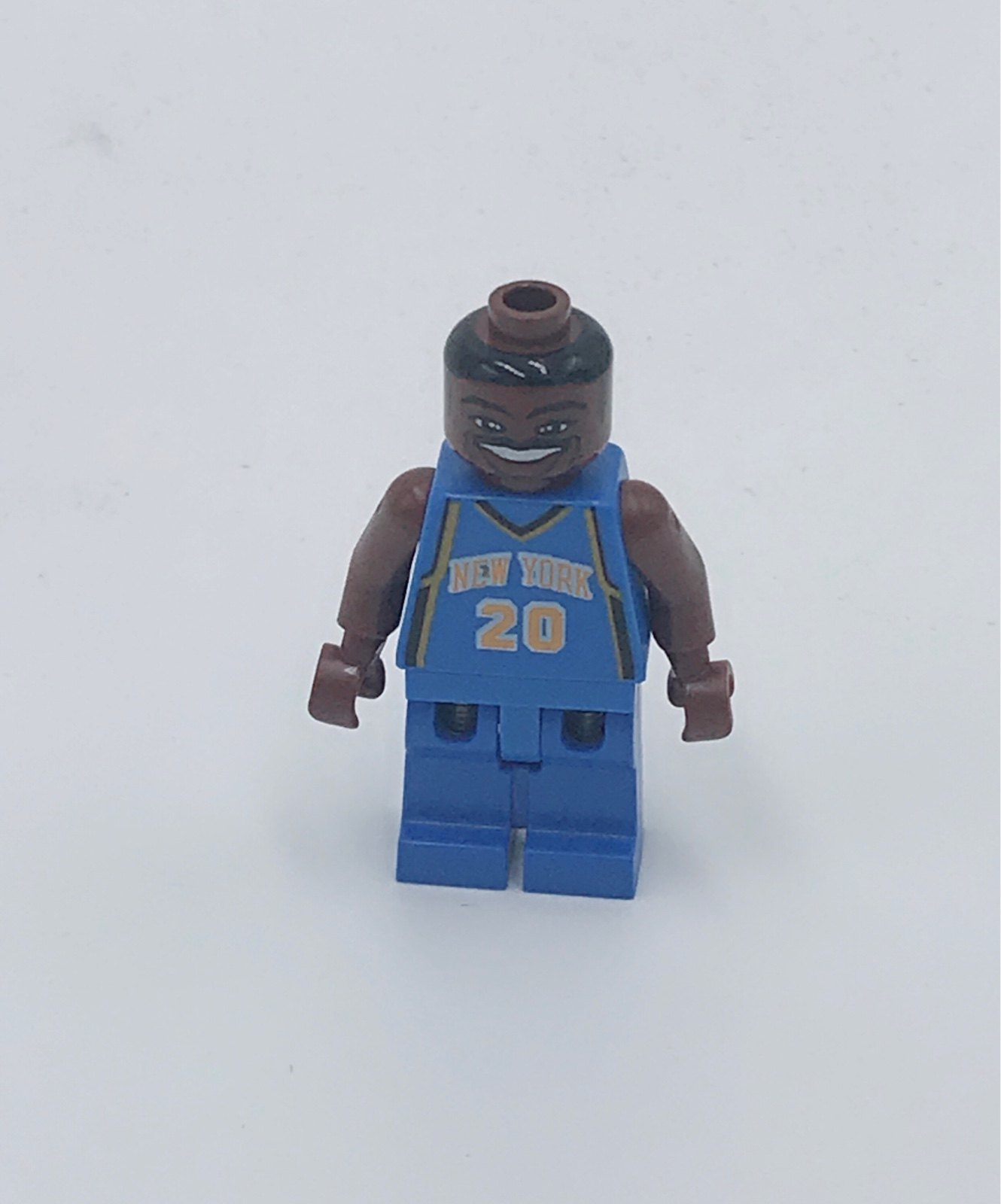 乐高Lego绝版 NBA篮球弹簧腿人仔 nba014尼克斯队 20号休斯顿_虎窝淘