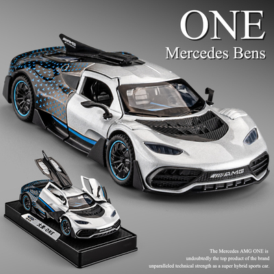 大奔amgone超跑合金车模