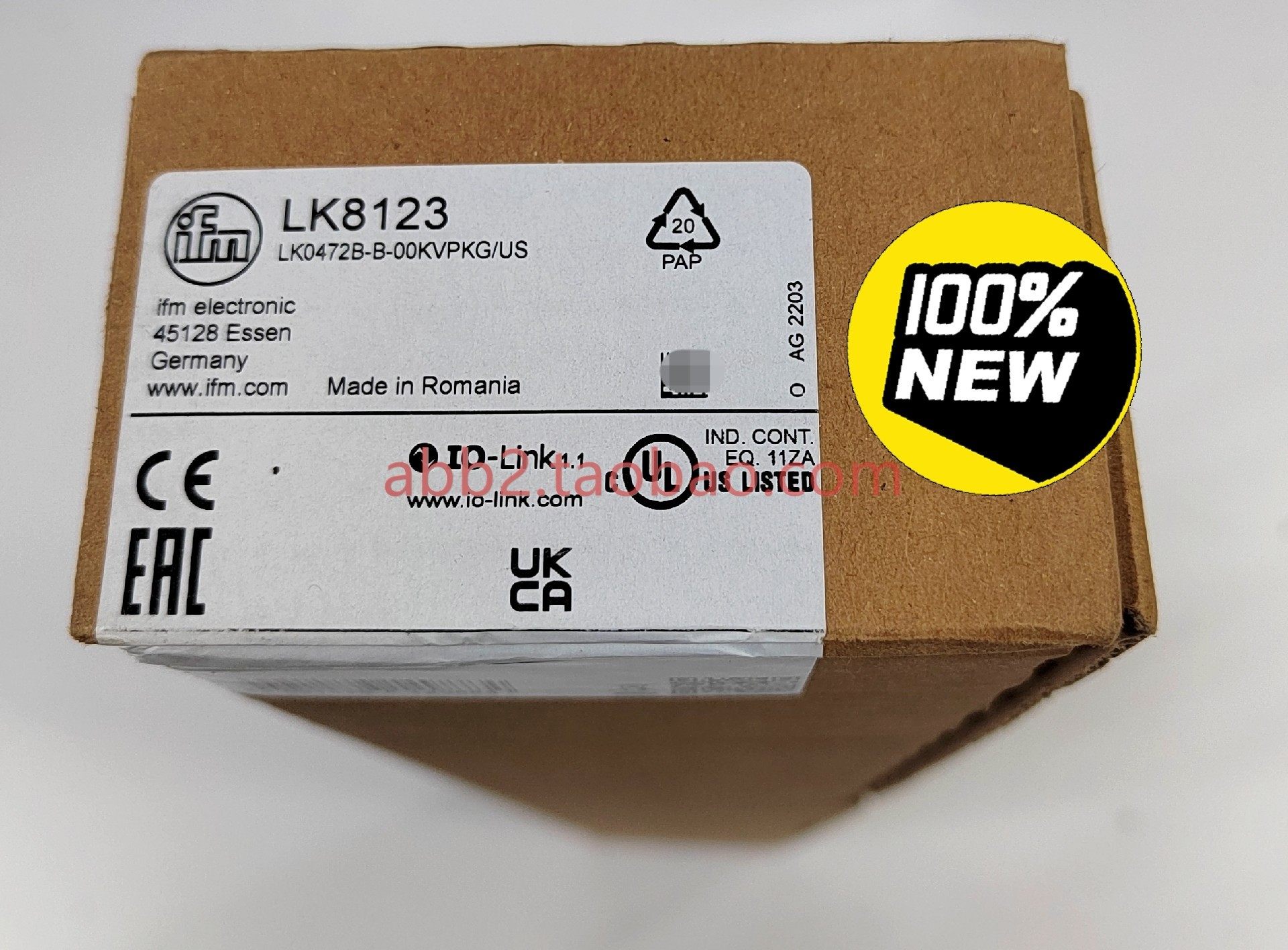 全新易福门传感器LK8123德国IFM易福门液位计_虎窝淘