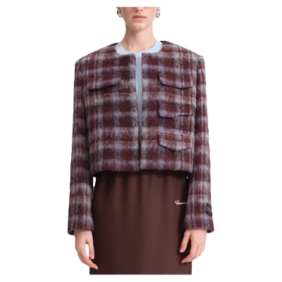 concise-white多口袋外套