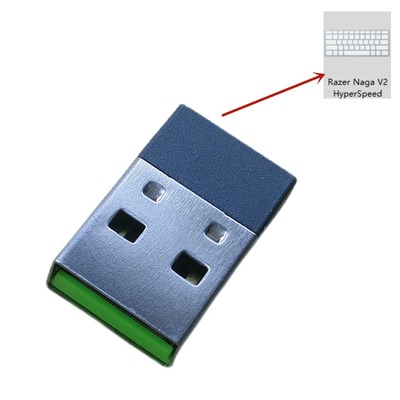 雷蛇Razer那伽梵蛇NAGA V2 Hyperspeed极速版鼠标接收器适配器