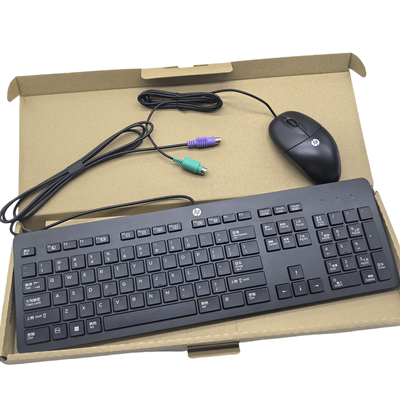 全新惠普hp台式电脑ps2接口有线USB键盘圆孔KB1469标准黑色键盘