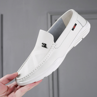 小白鞋男士豆豆板鞋休闲百搭春秋款51761
