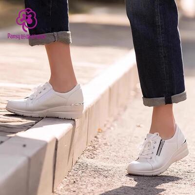 Pansy盼喜日本女鞋绑带厚