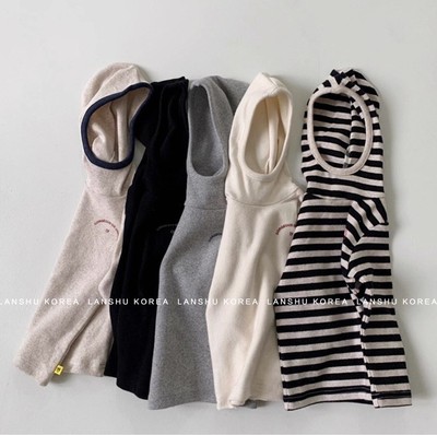 【Gou】懒鼠韩国童装25冬款男女童推荐入加厚磨毛棉连帽打底衫