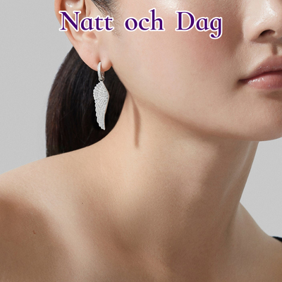 【天使之翼系列】Natt och Dag轻奢小众设计感耳钉高级感气质耳饰