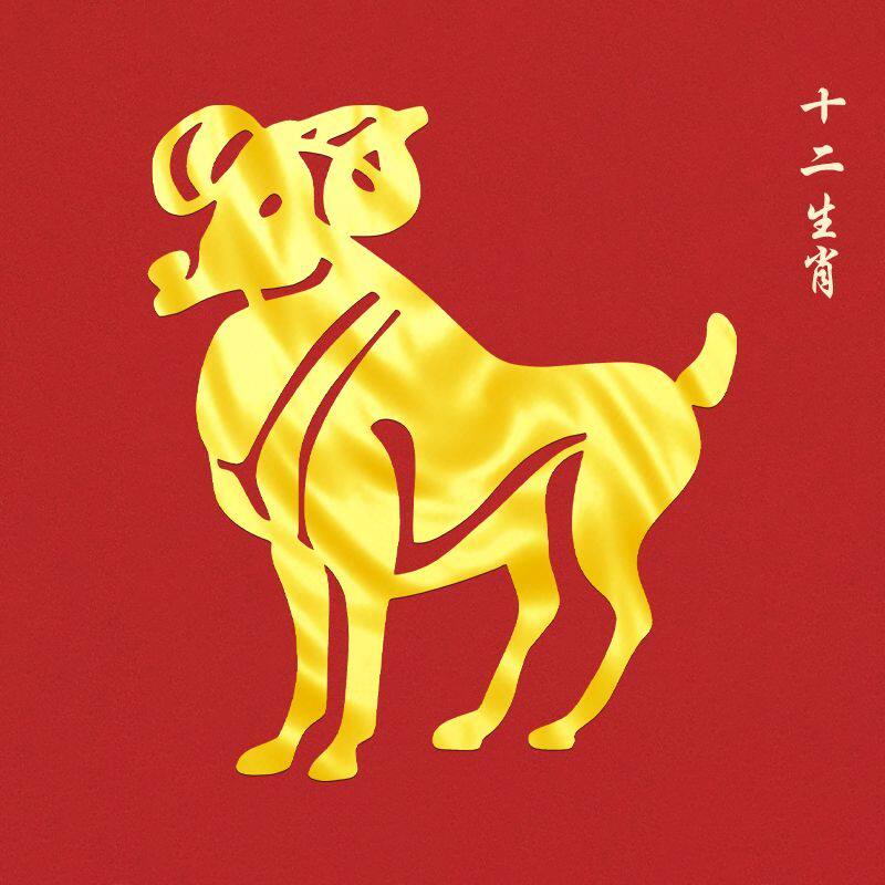 十二星座图案贴纸金箔贴壳背贴手帐贴画生肖烫金金箔贴