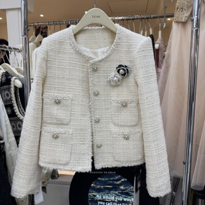 小香风高级感定制编织洋气短外套