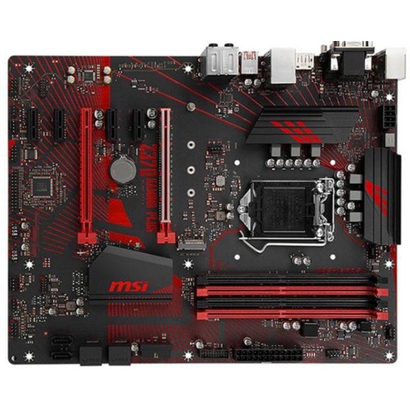 爆新 1151针微星Z370 GAMING PLUS主板 Z370 VGA DVI DP M.2 DDR4
